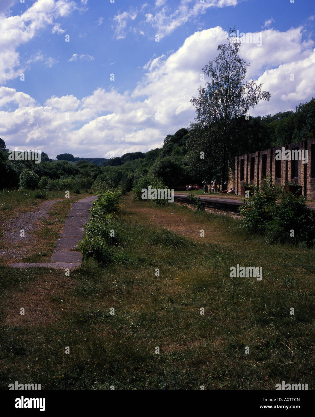 Millers Dale Station disused now part of The Monsal Trail Footpath ...
