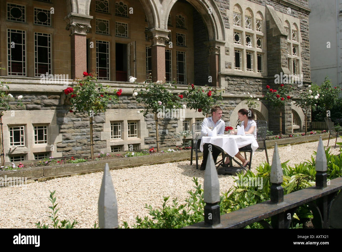 Dining Outdoors Park House Club Park Place Cardiff City Centre South ...