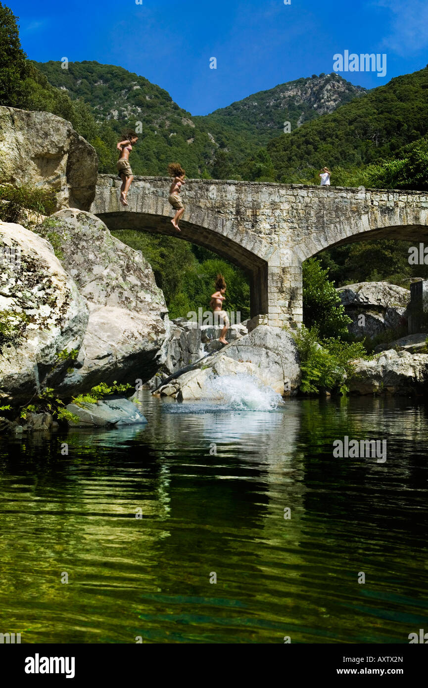 Taking water jump hi-res stock photography and images - Alamy