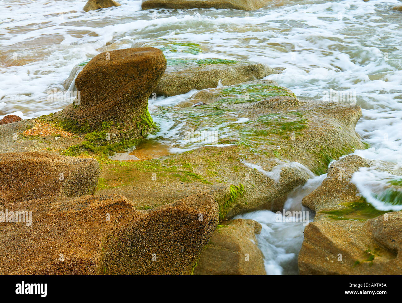 Water & Rocks Stock Photo - Alamy