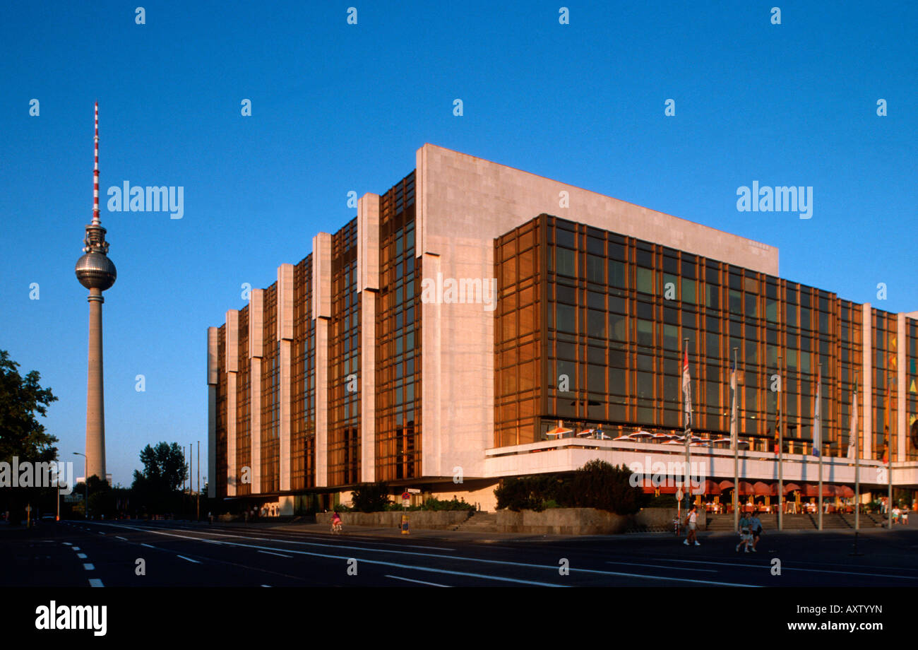 Berlin. Palast der Republik, approximately 1990 Stock Photo - Alamy