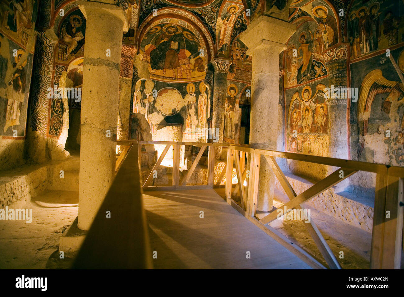 Goreme Open Air Museum, Karanlik (Dark) Church, 12th century ...