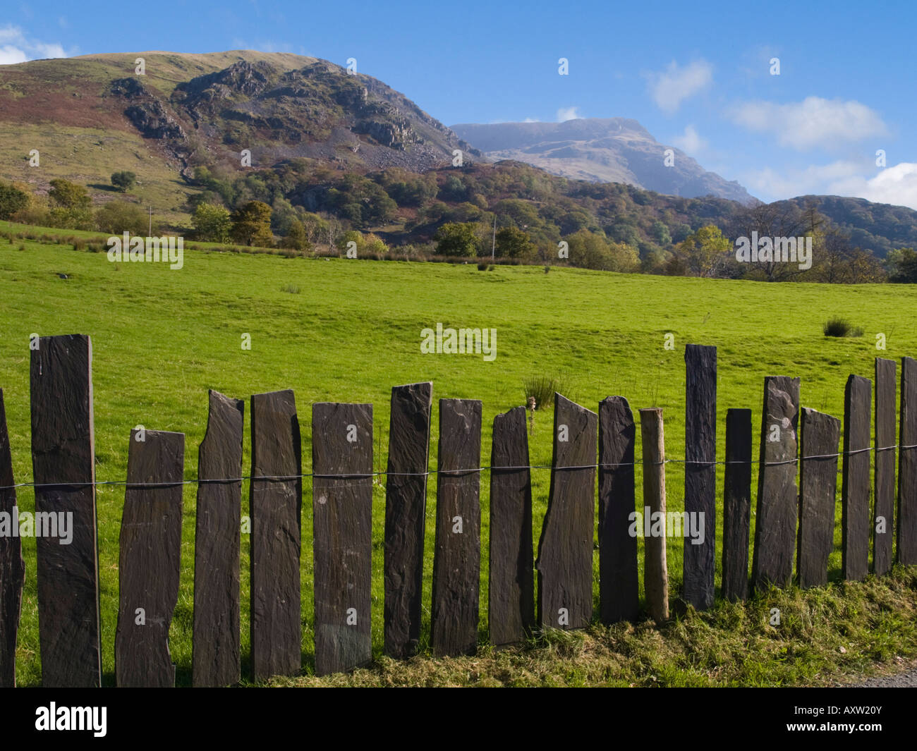 Slate fence enclosure hi-res stock photography and images - Alamy
