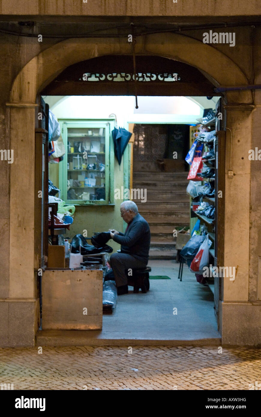Local supermarket in Lisbon Portugal Stock Photo - Alamy