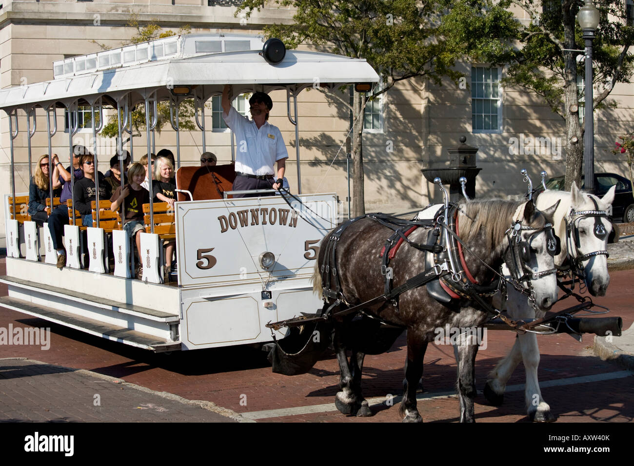 Horse Drawn Trolley High Resolution Stock Photography and Images - Alamy