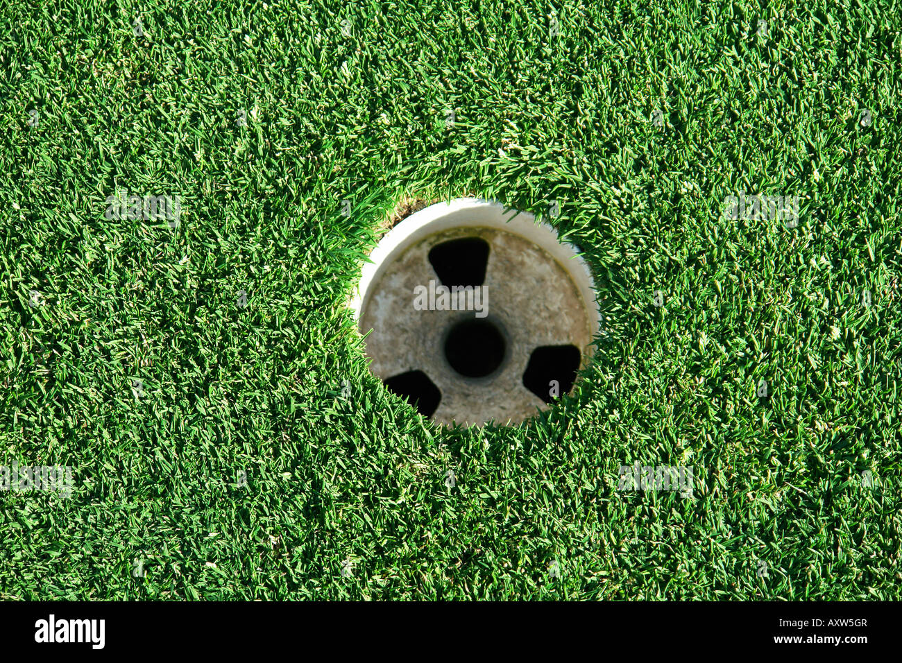 Golf hole above hi-res stock photography and images - Alamy