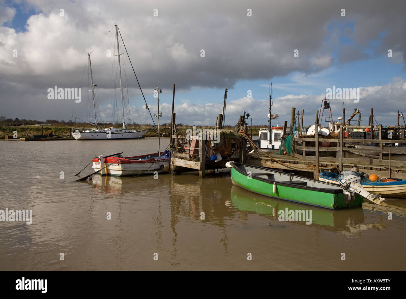 River Blyth Southwold Suffolk UK March Stock Photo - Alamy