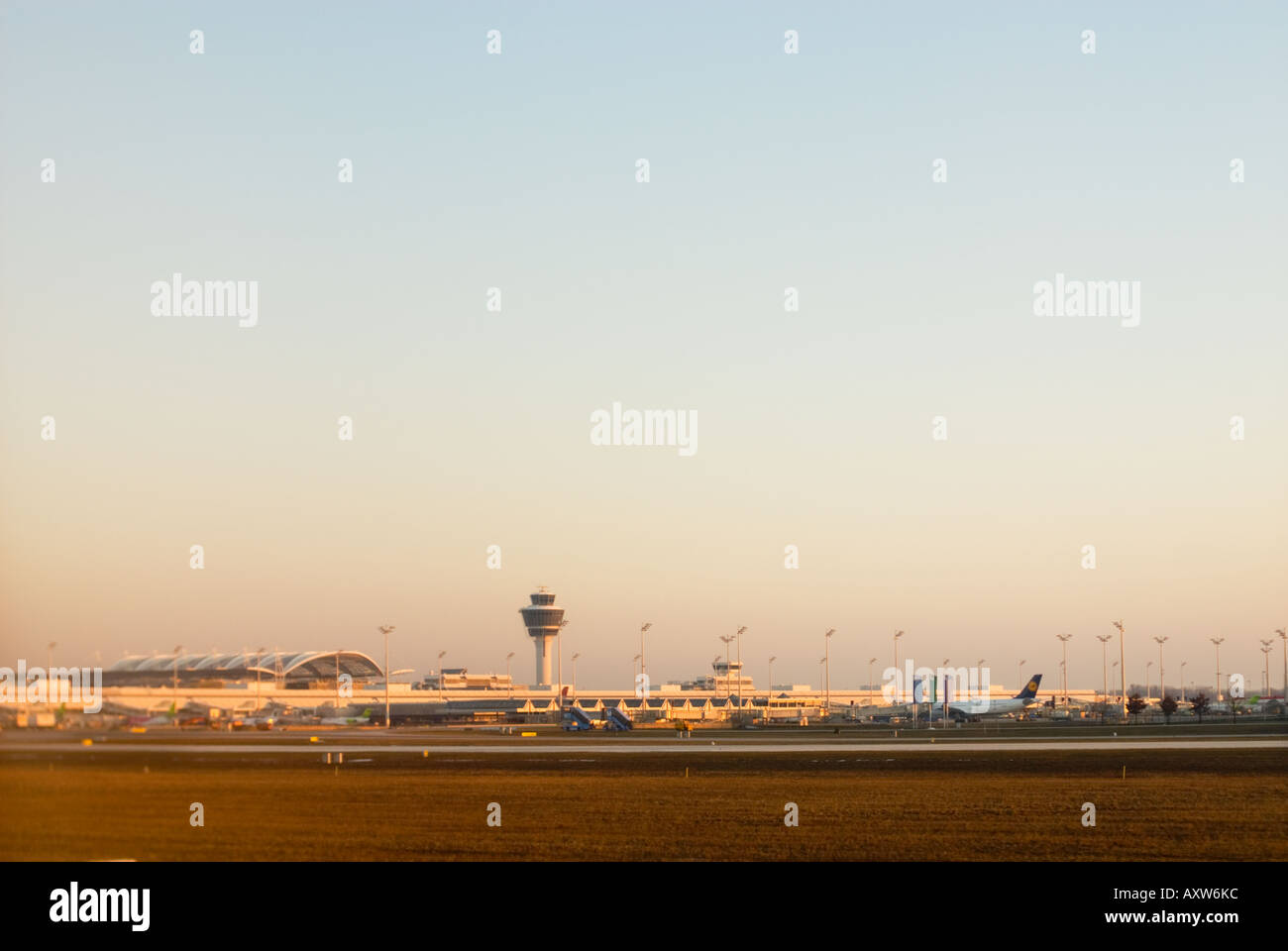 TERMINAL 2 II Munich MUC Airport Franz Josef Strauss building Munich ...