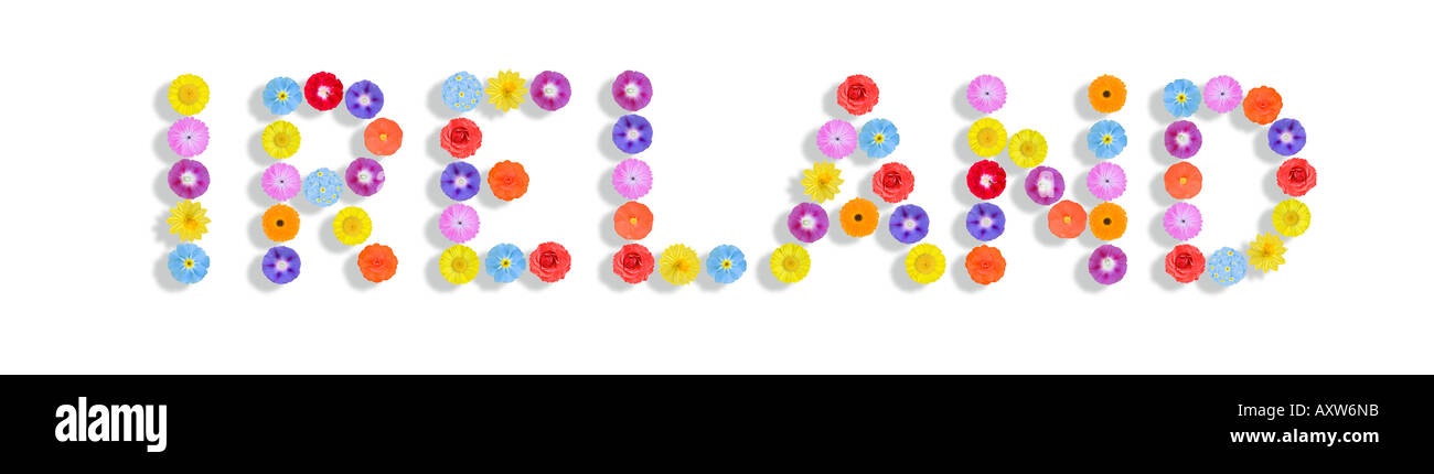 Ireland and letters hi-res stock photography and images - Alamy