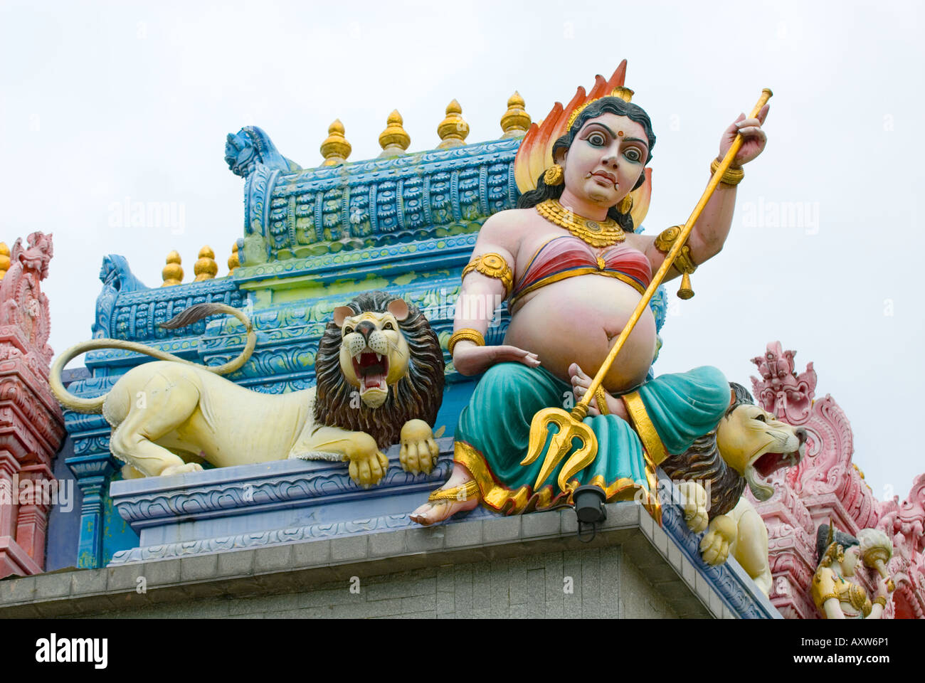 Sri Veeramakaliamman Temple Singapore Little India center city fat ...