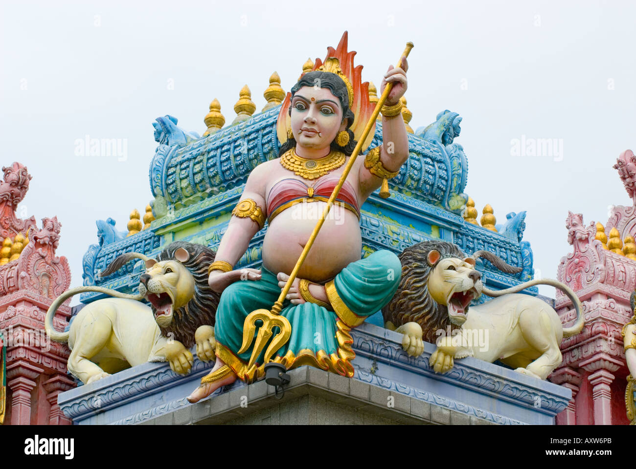 Sri Veeramakaliamman Temple Singapore Little India center city fat ...