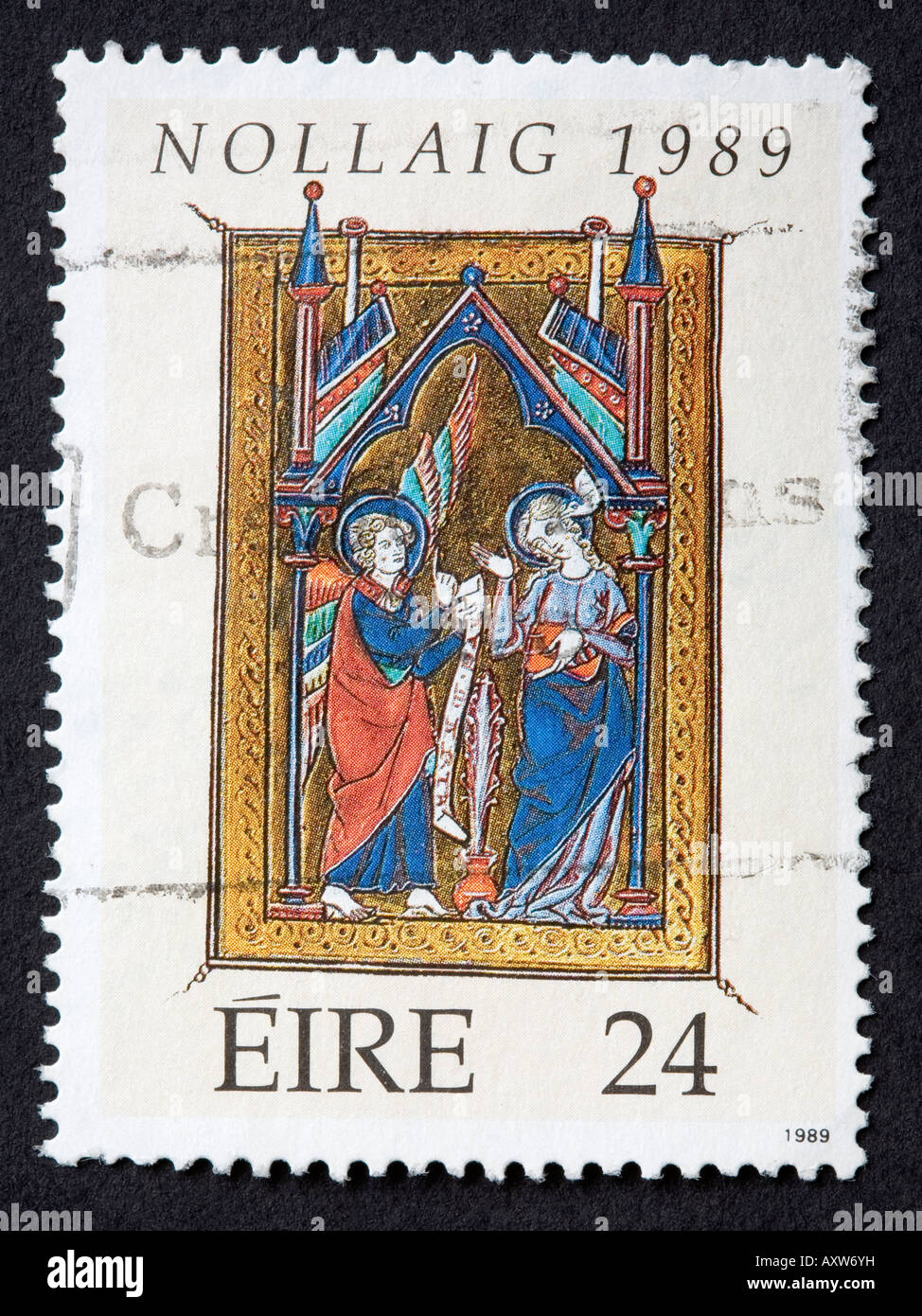 Irish postage stamp Stock Photo - Alamy