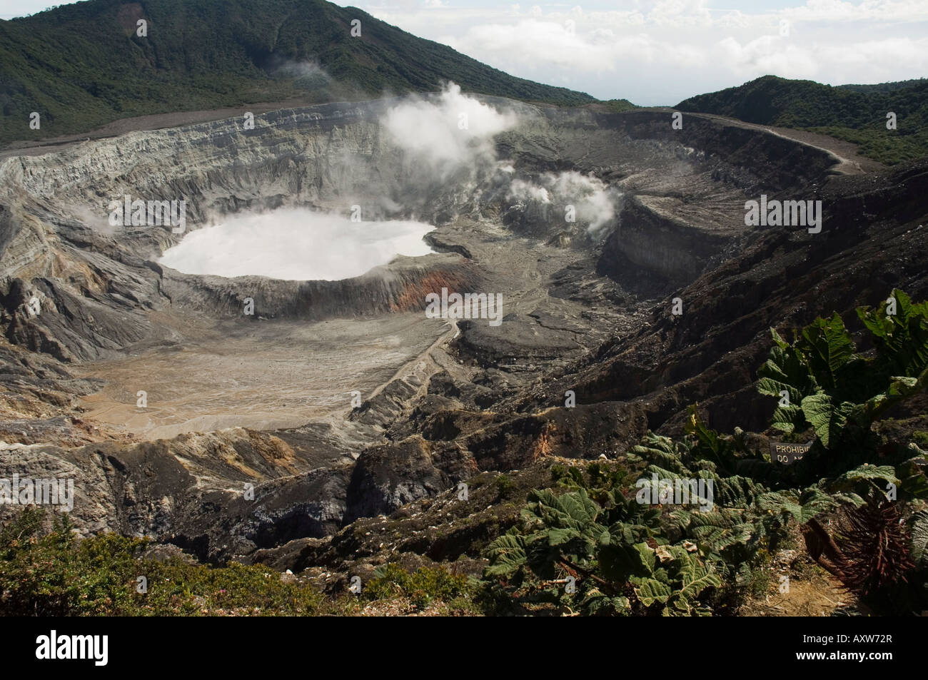 Poas Volcano, Poas National Park, Costa Rica Stock Photo - Alamy