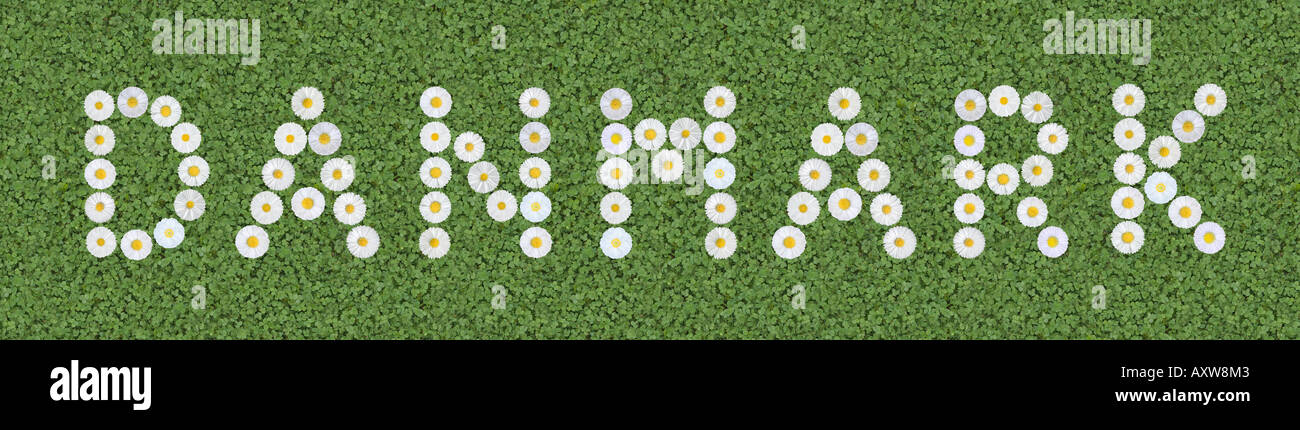 the country Denmark in their national language Stock Photo - Alamy