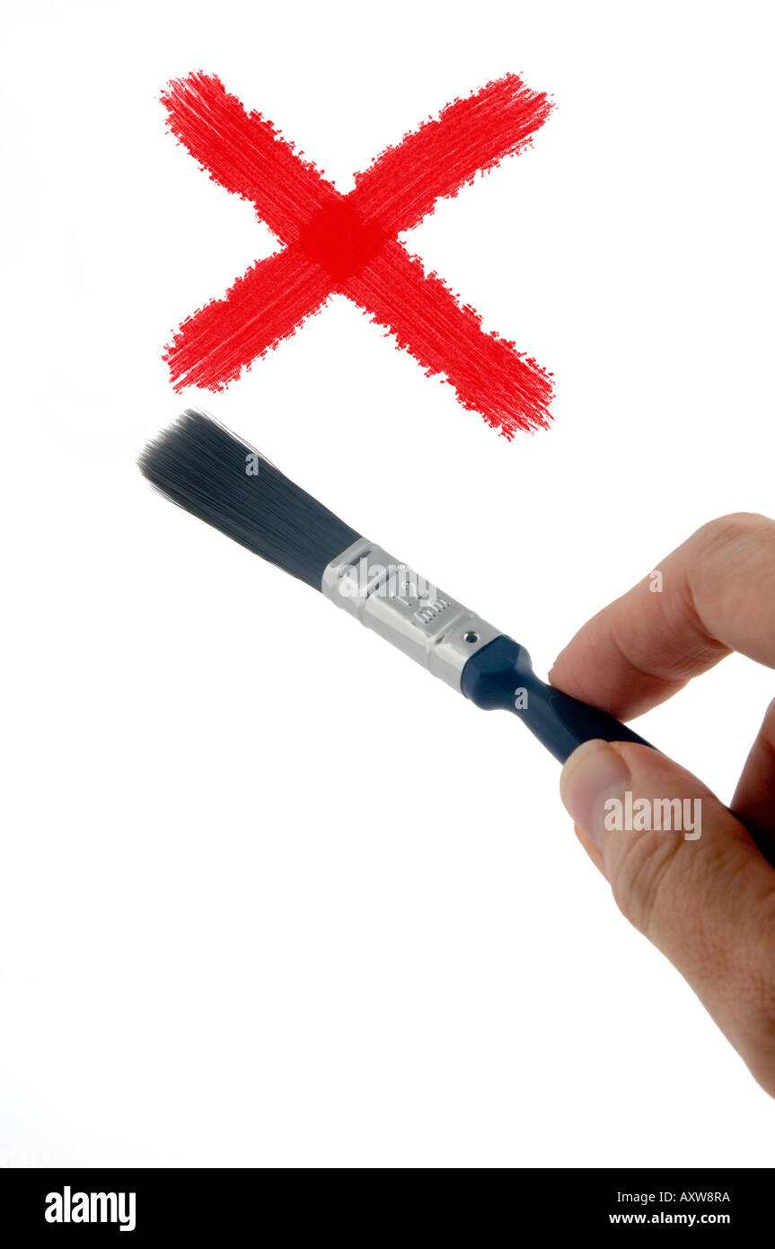 Cross painting hi-res stock photography and images - Alamy