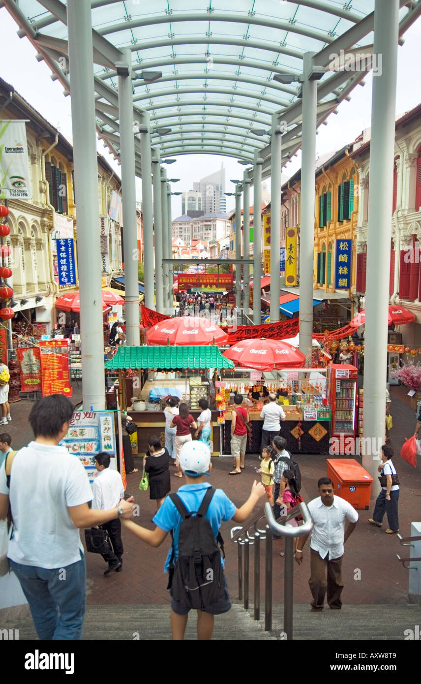 Singapore chinatown mrt station hi-res stock photography and images - Alamy