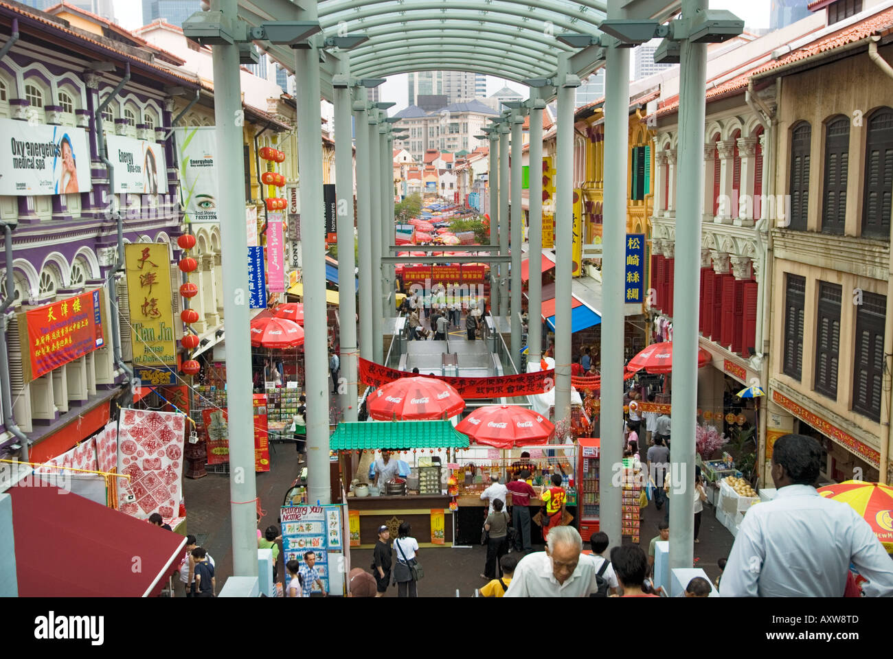 CHINATOWN SINGAPORE MRT station gate HERITAGE CENTRE famous pagoda ...