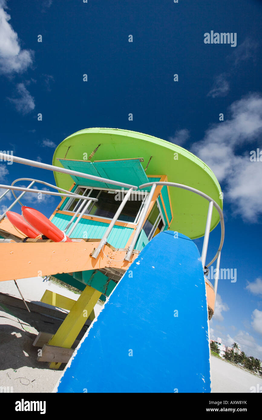 Florida miami beach security guard hi-res stock photography and images ...