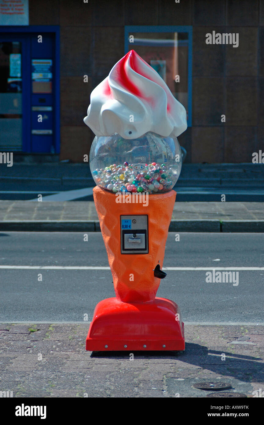 Candy vending machine Germany Stock Photo - Alamy