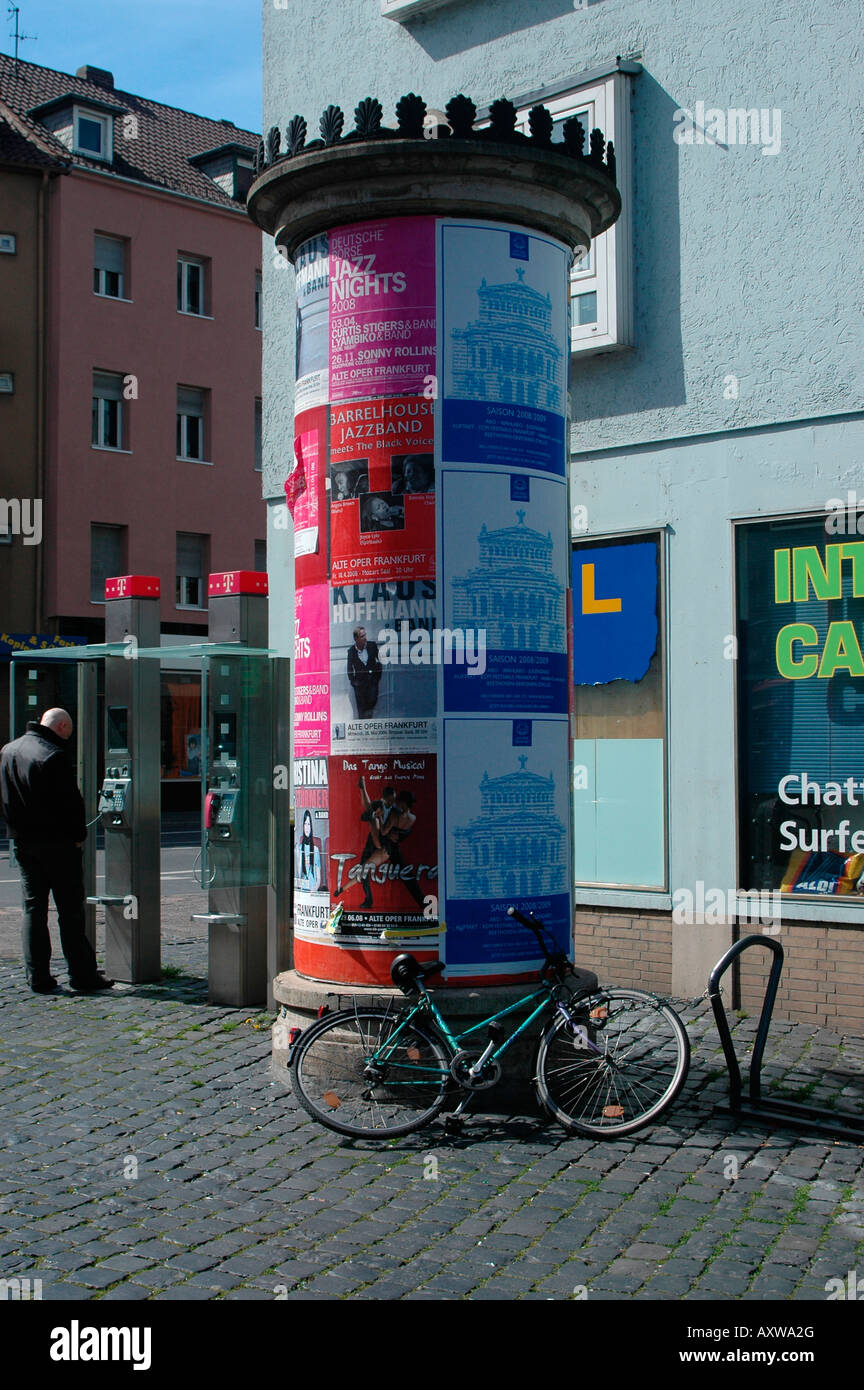 Advertising wall Germany Stock Photo - Alamy