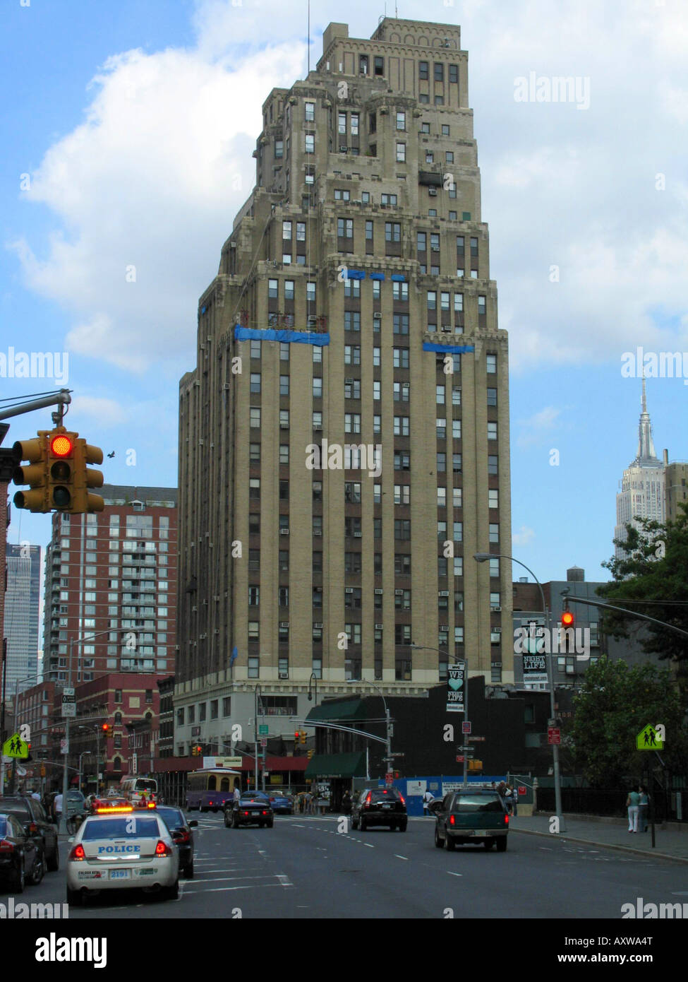 high-rise building in Lower Manhatten, Empire State Building in the ...