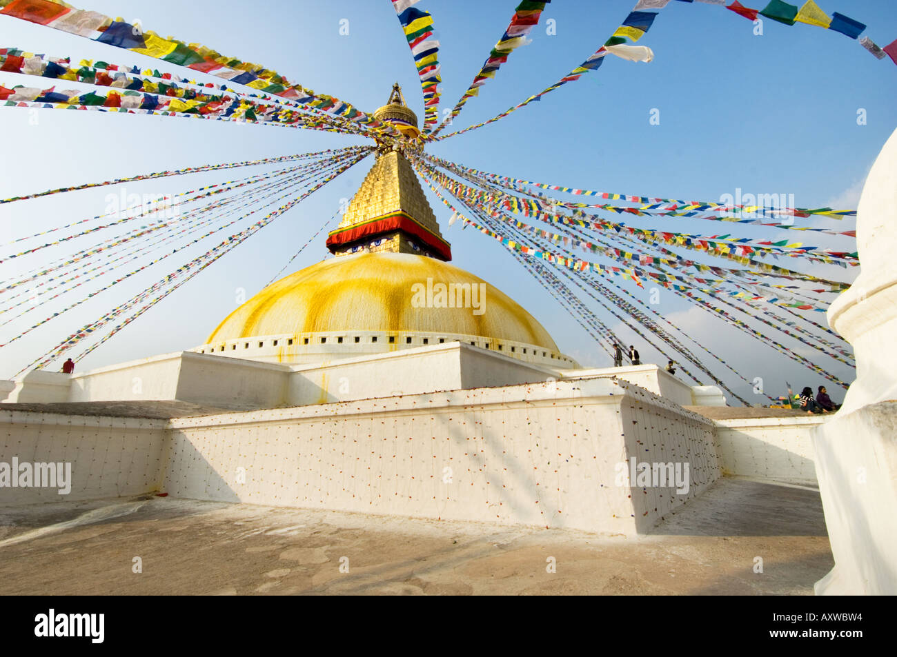 STUPA of Bodhnath Bodnath Boudhanath largest Buddhist stupa Nepal ...