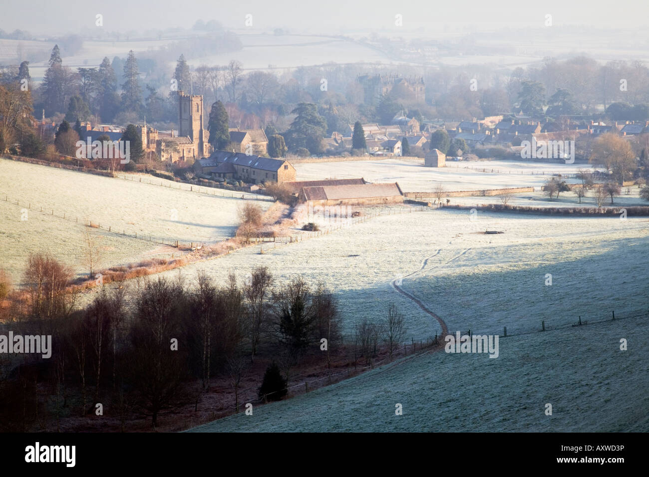 Montacute house somerset winter hi-res stock photography and images - Alamy