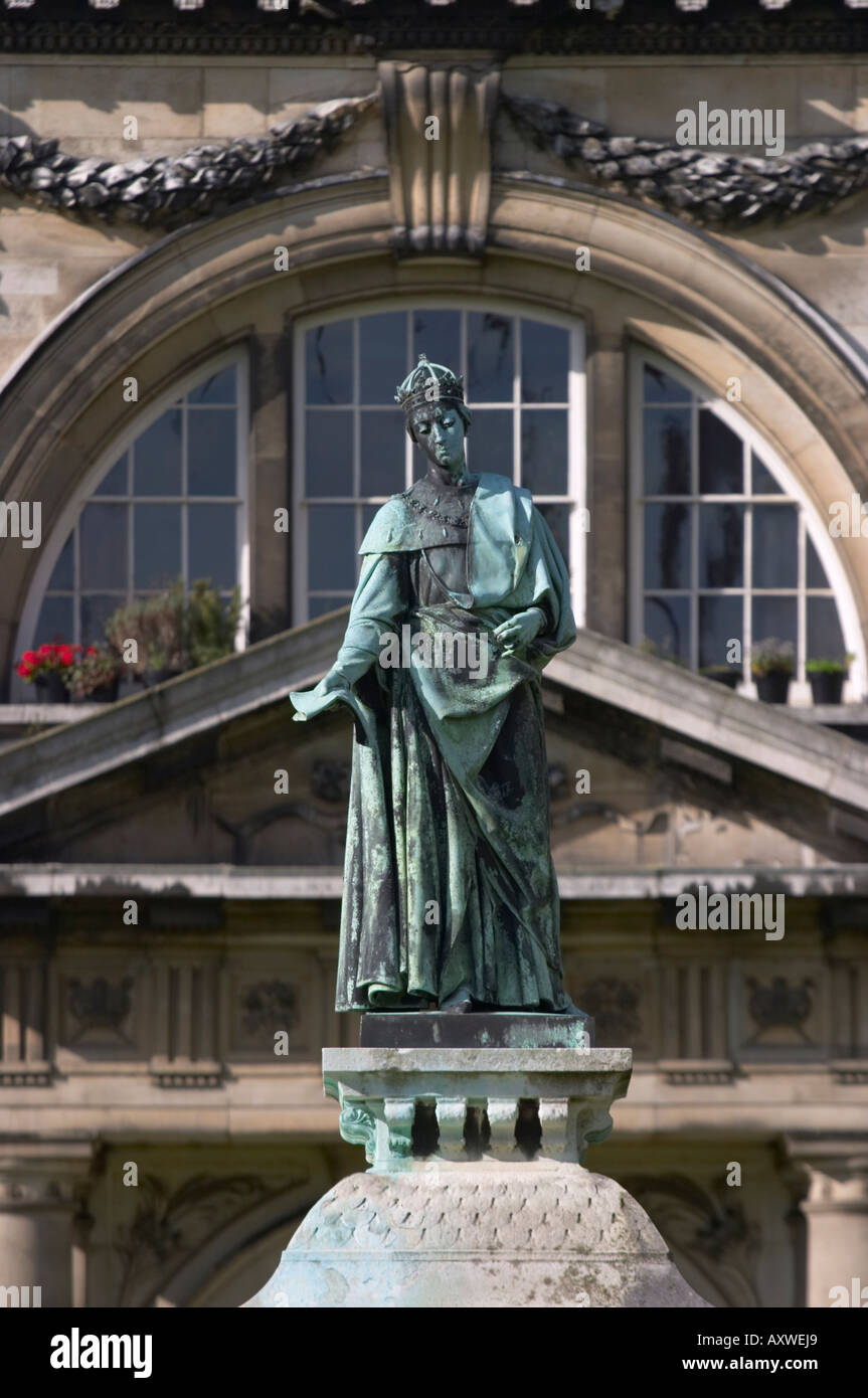 Statue of King Henry VI King s College Cambridge England Stock Photo ... Statue of King Henry VI King s College Cambridge England Stock Photo ...