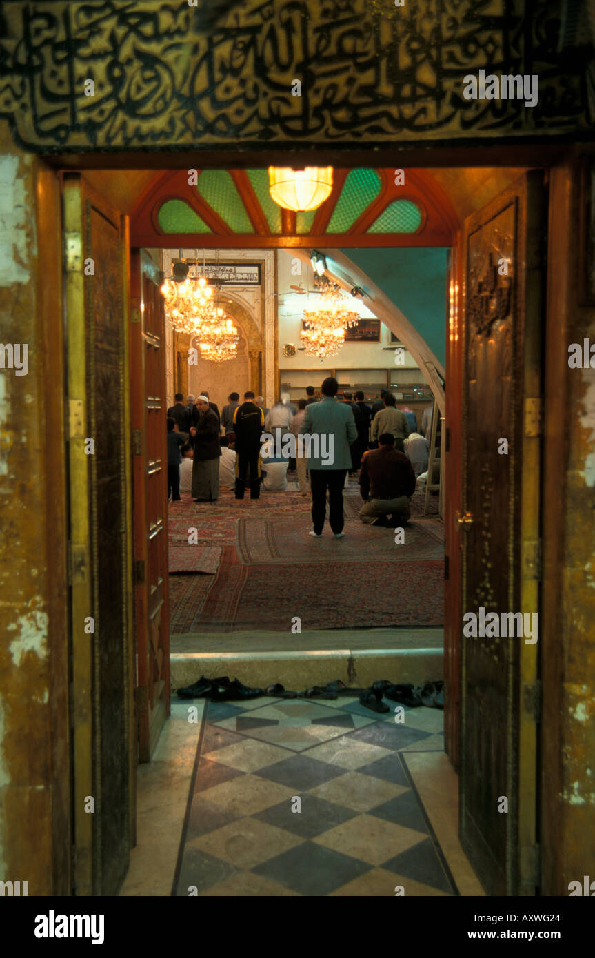 Inside mosque Aleppo Syria Stock Photo - Alamy