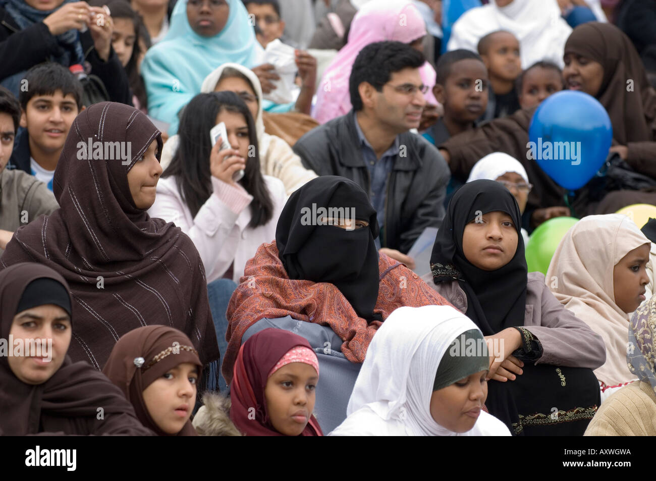 British muslims in London 2006 ©Mark Shenley Stock Photo - Alamy