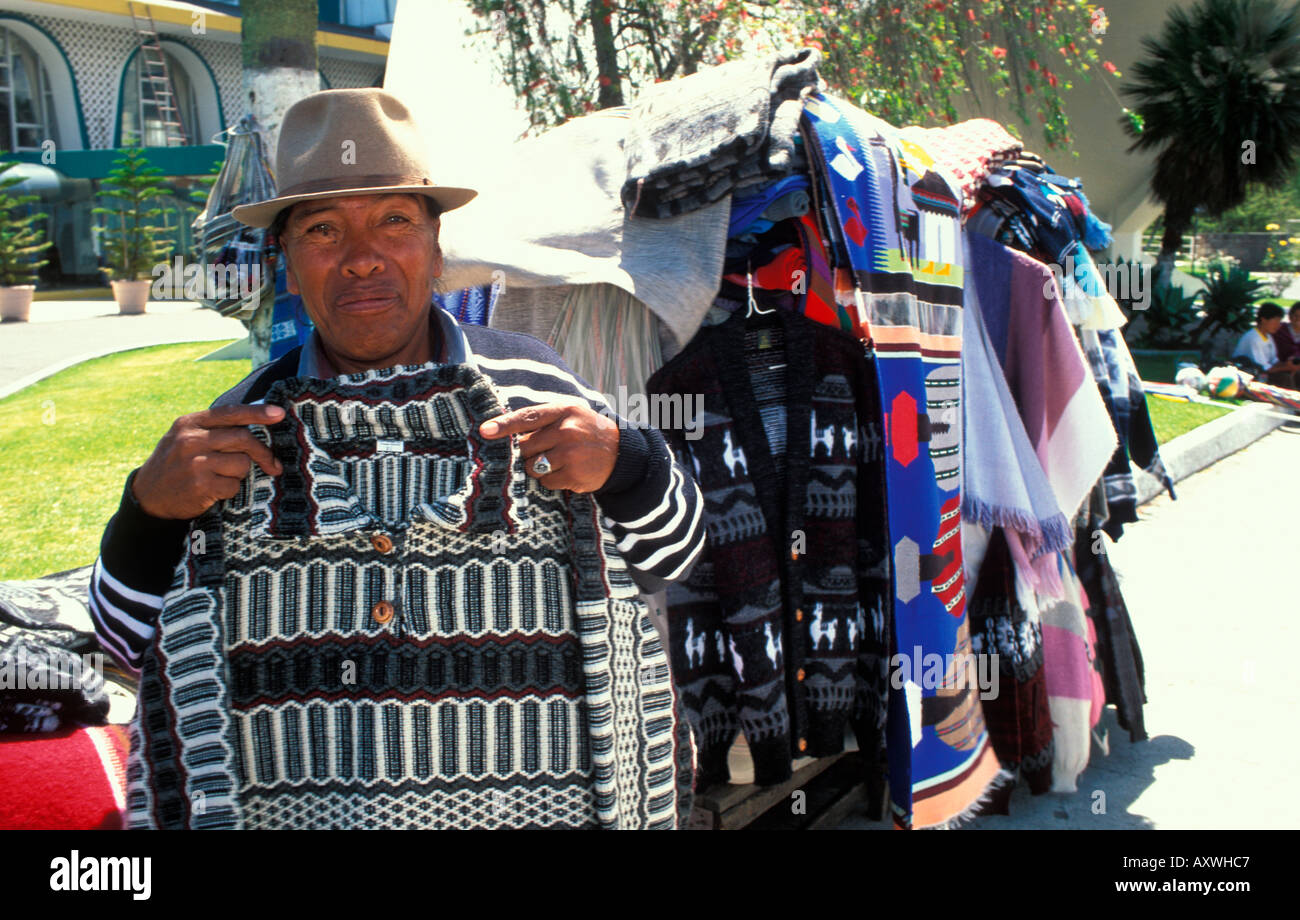 Clothes seller Quito Ecuador Stock Photo - Alamy
