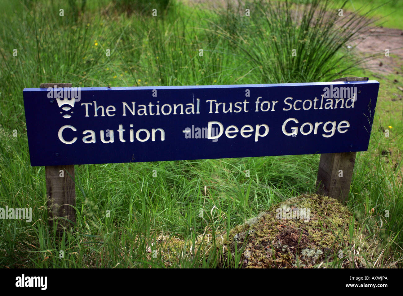 the rock gorge at Linn of Dee near Braemar, Aberdeenshire, Scotland ...