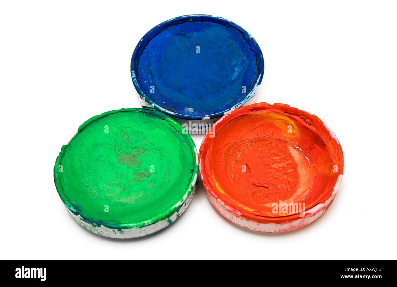 Children painting water colors Cut Out Stock Images & Pictures - Alamy