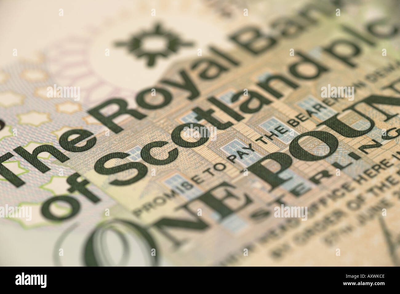 One pound note Stock Photo - Alamy