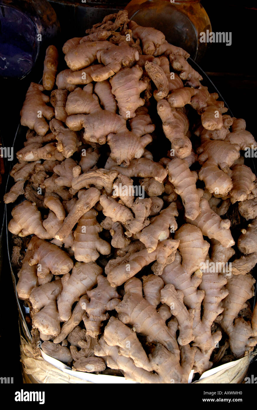 Dried Ginger is also an ingredient in Moroccan cuisine Stock Photo - Alamy