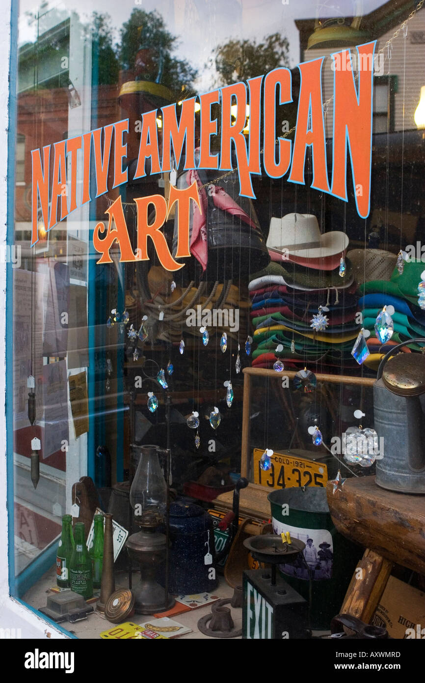 Native American Art shop in Manitou Springs Colorado USA September 2006 ...