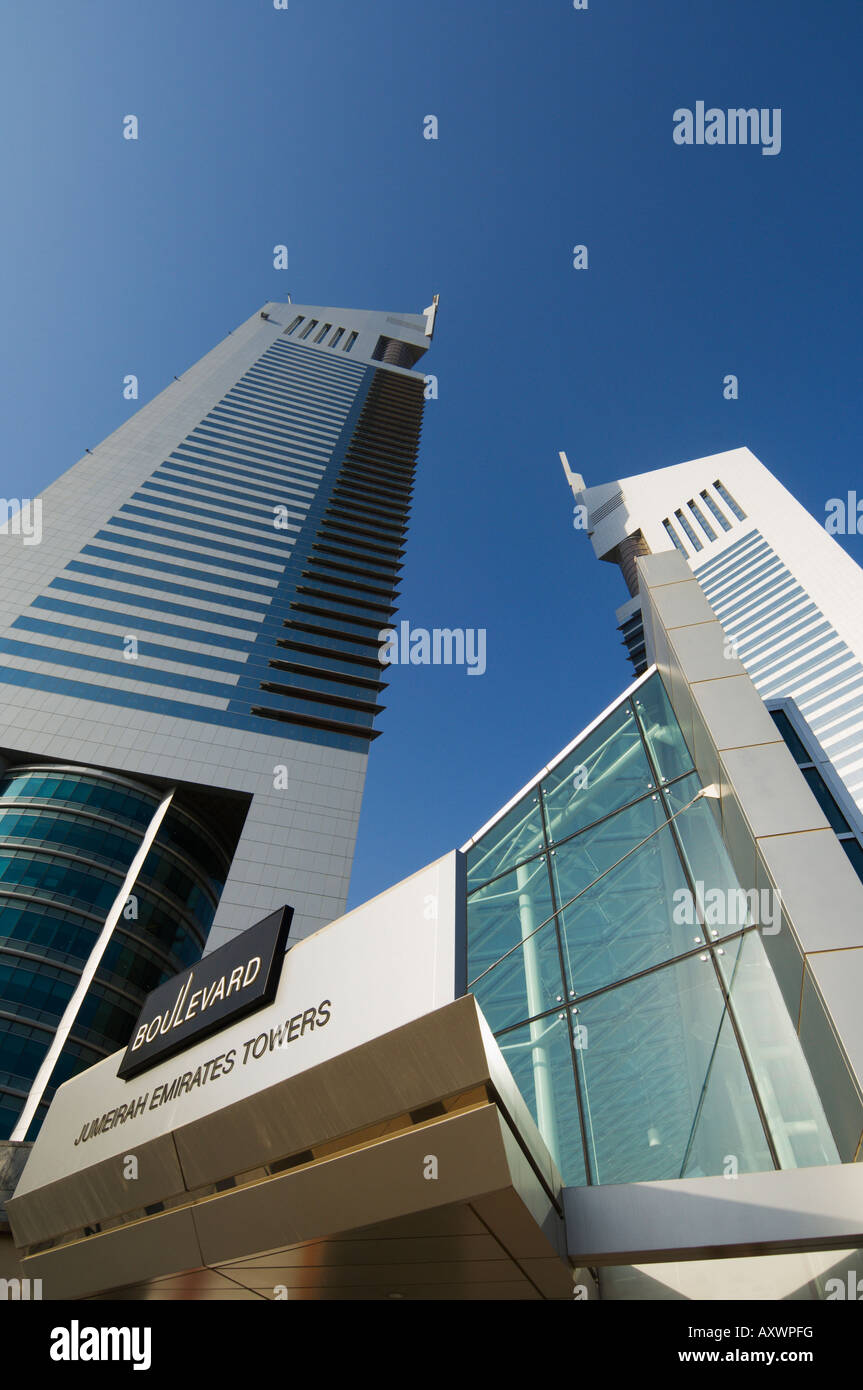 Emirates Towers, Sheikh Zayed Road, Dubai, United Arab Emirates, Middle ...