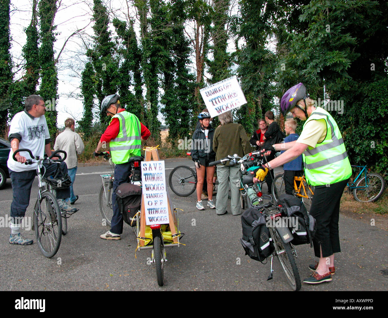Bikes against bulldozers hi-res stock photography and images - Alamy