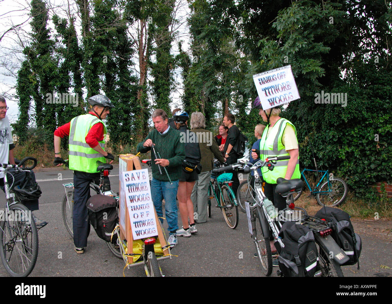 Bikes against bulldozers hi-res stock photography and images - Alamy