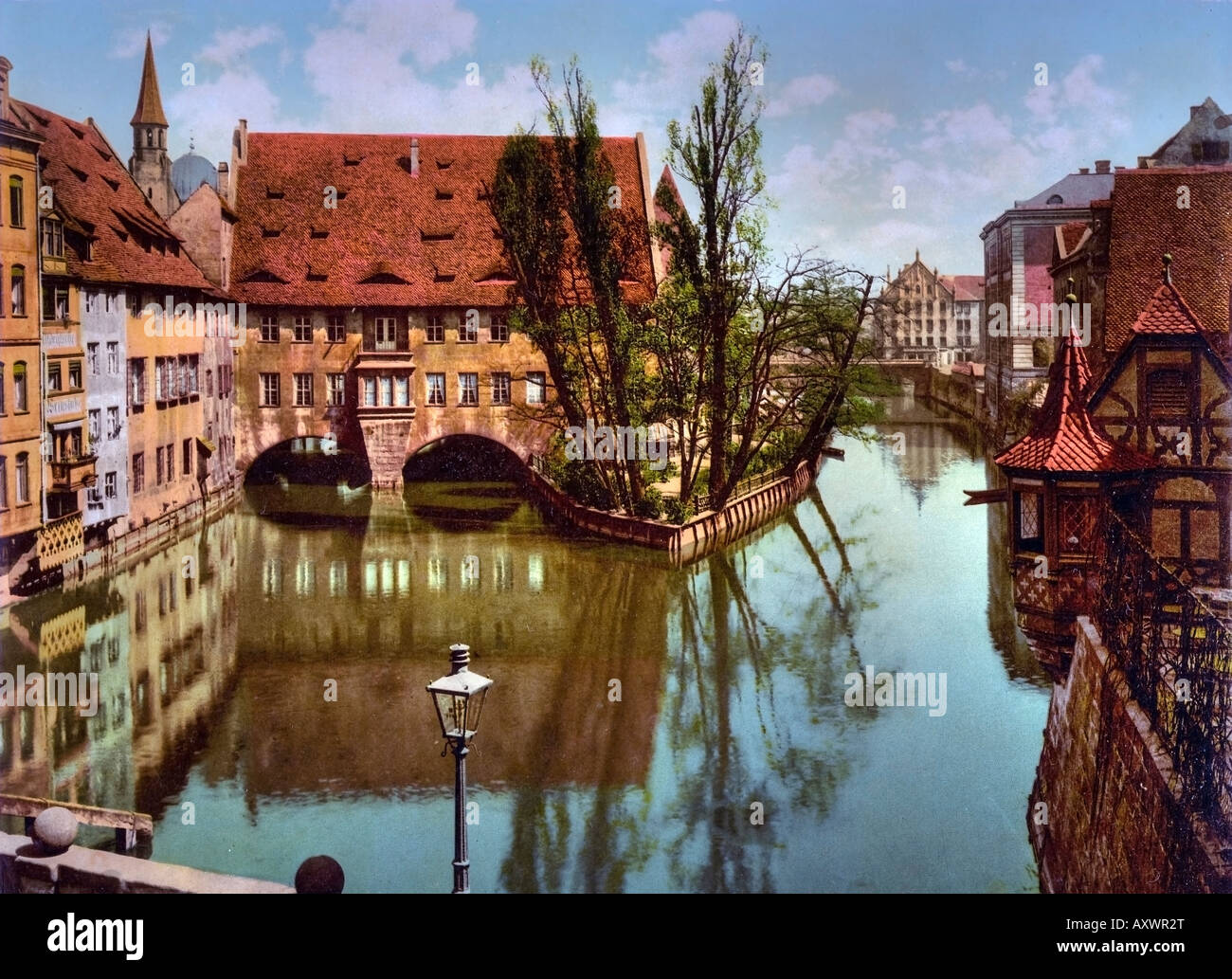 Hospital of the Holy Spirit, Nuremberg, Bavaria, Germany Stock Photo ...