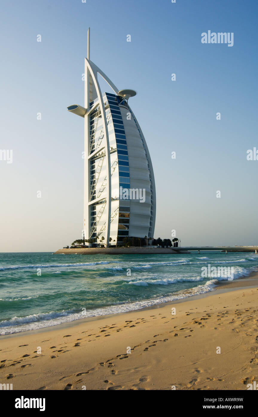 Burj Al Arab Hotel, Dubai, United Arab Emirates, Middle East Stock ...