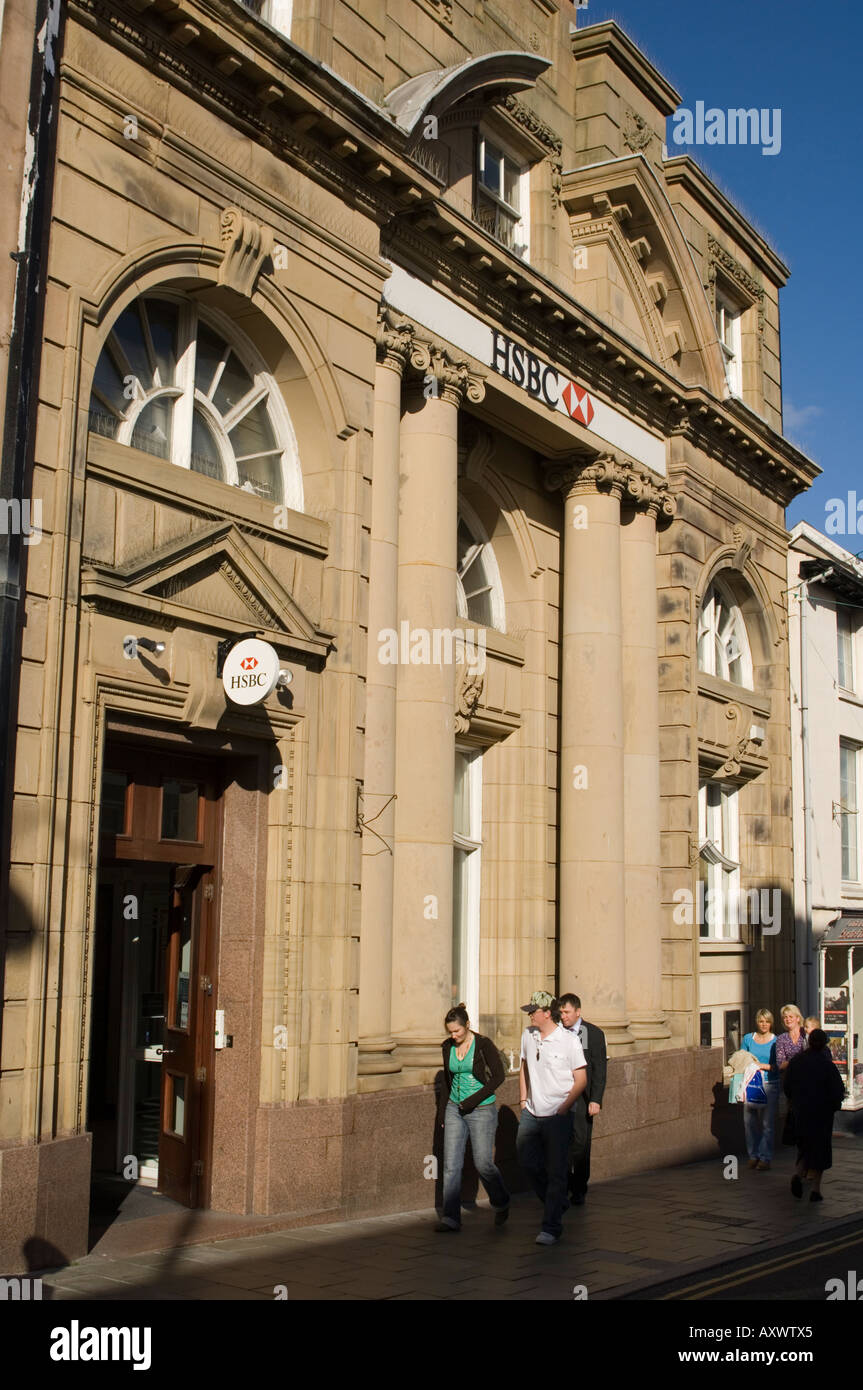 exterior HSBC bank Aberystwyth wales UK Stock Photo - Alamy