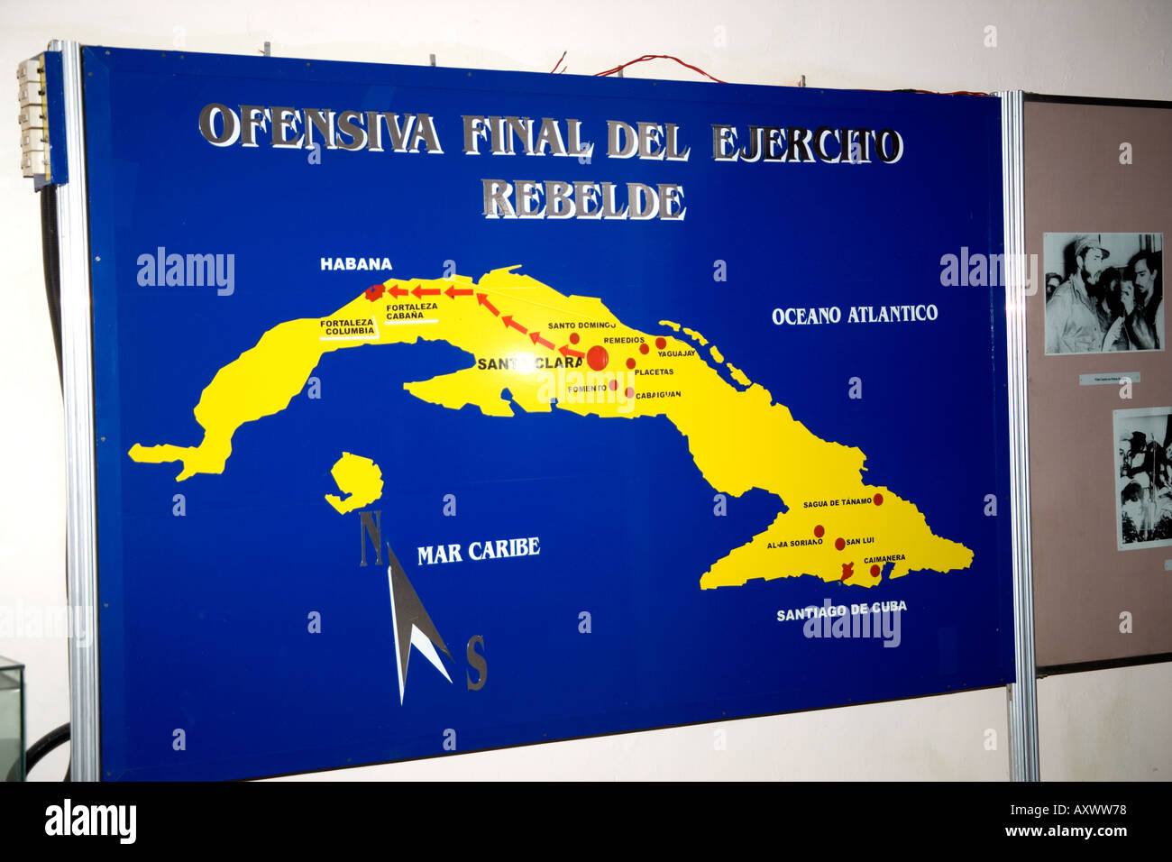 Cuba colonial map hi-res stock photography and images - Alamy