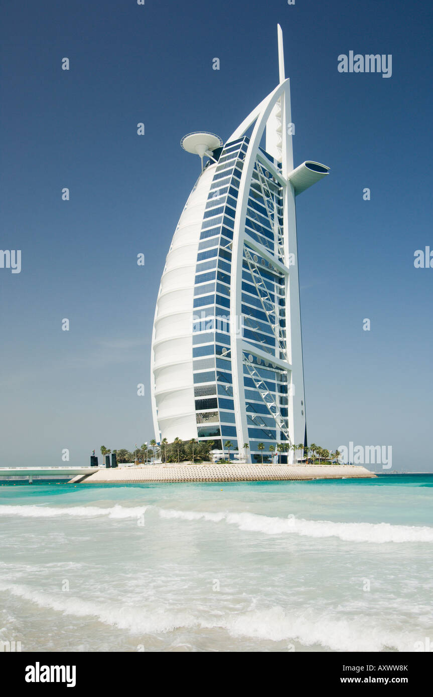 Burj Al Arab Hotel, Dubai, United Arab Emirates, Middle East Stock ...
