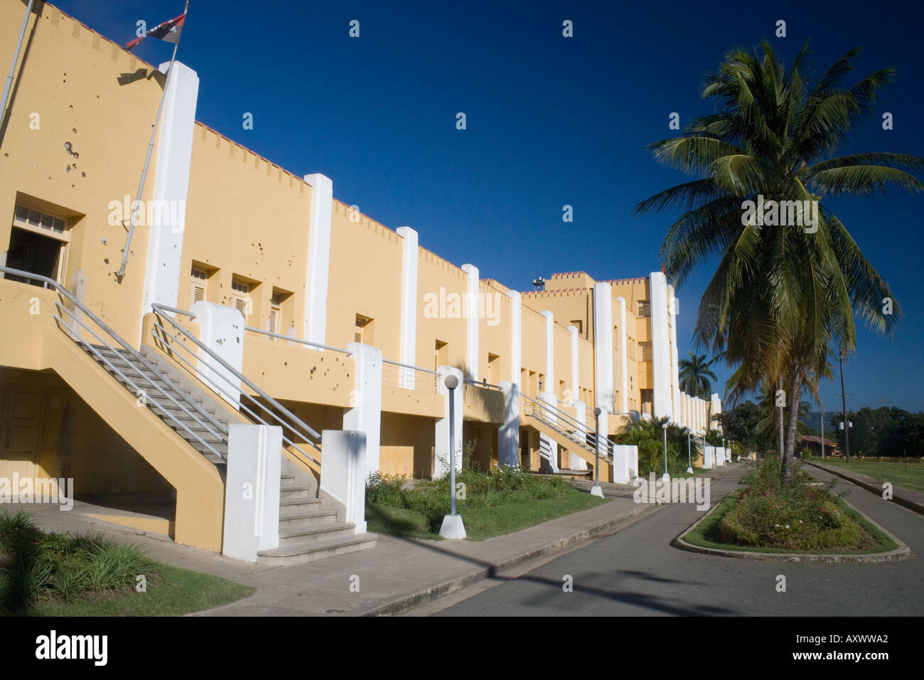 The Cuartel Moncada , the Moncada Barracks in Santiago de Cuba .Site of ...