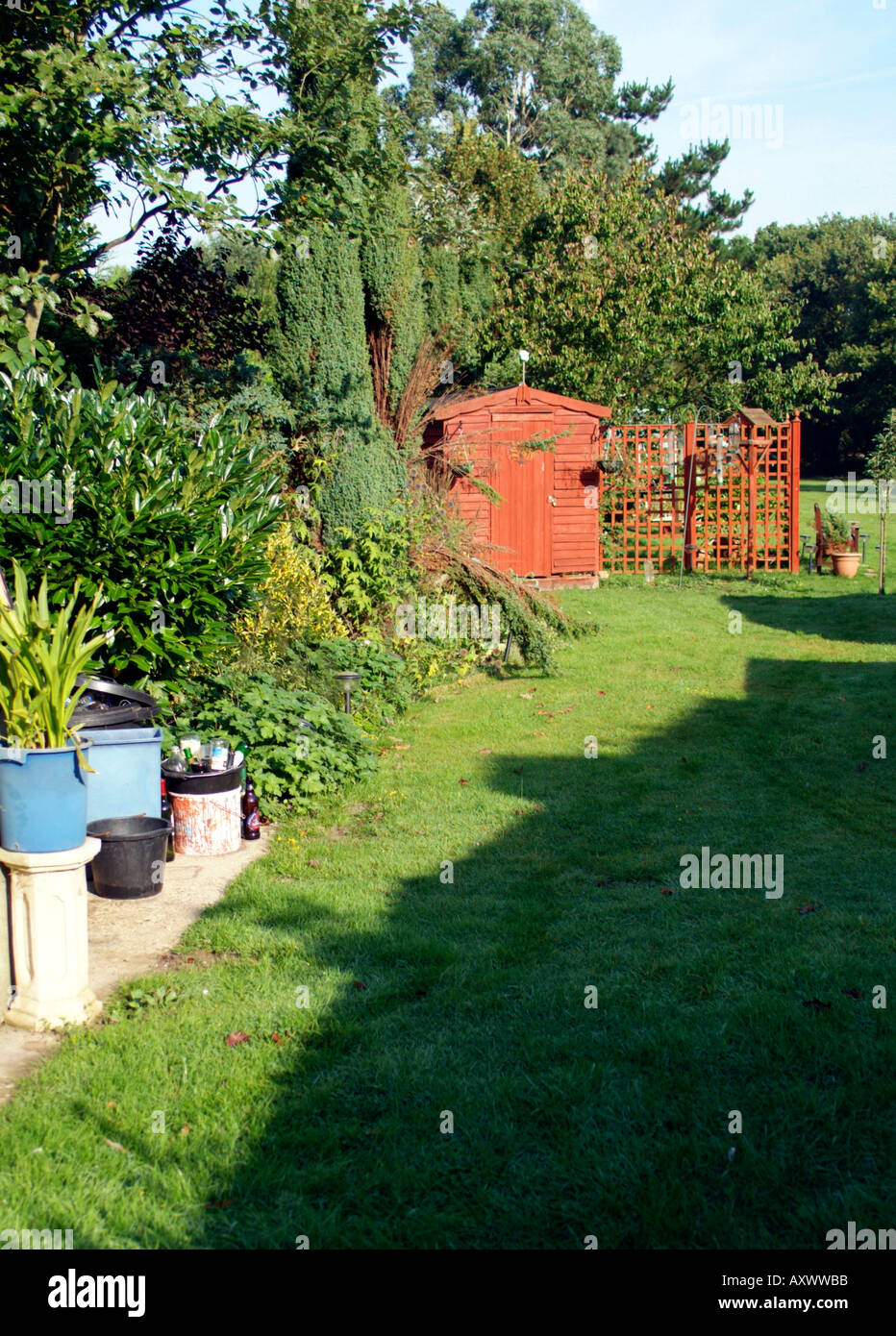 countryside back garden Stock Photo - Alamy