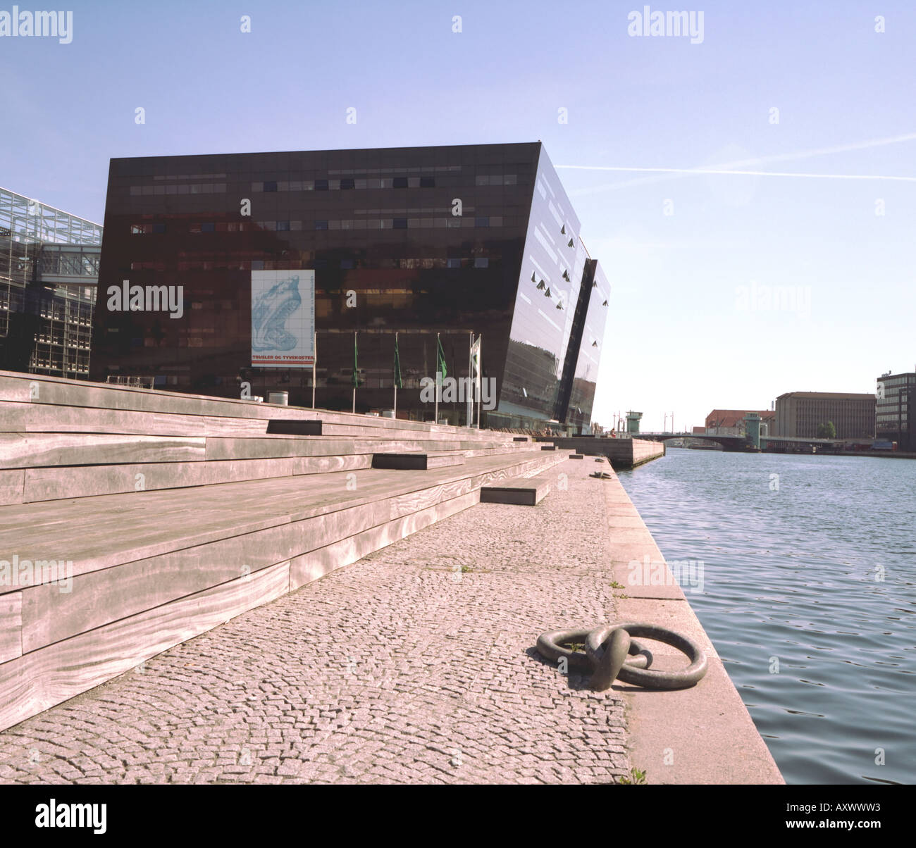 Exterior of the Black Diamond, Royal National Library, Copenhagen ...