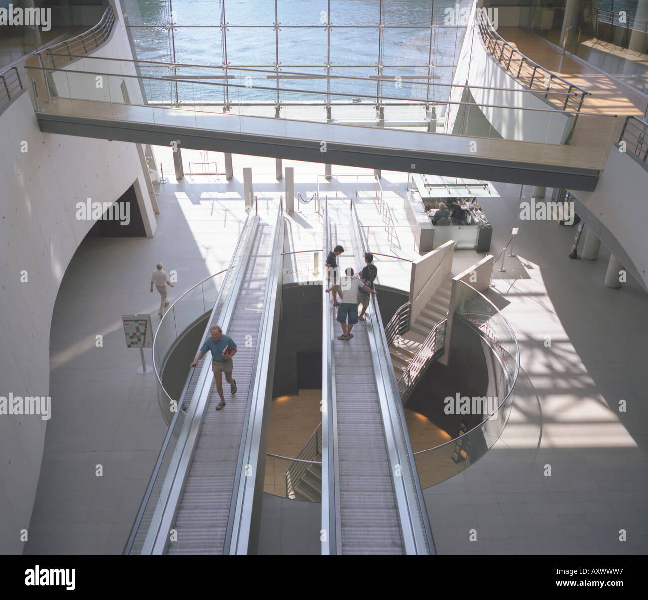 Interior Atrium of The Black Diamond, Royal National Library ...