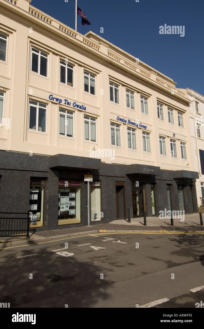 Grwp Tai Gwalia Housing Group headquarters building, swansea wales UK ...