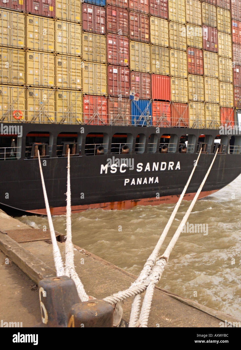 Containers view stern container vessel hi-res stock photography and ...